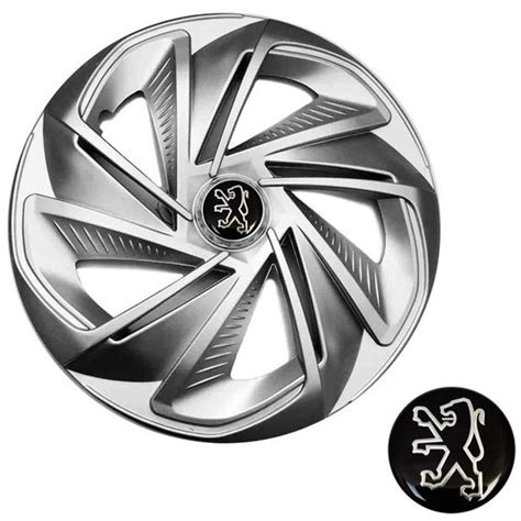 Calota Aro 14 Esportiva Peugeot 206 207 Emblema Original em Promoção