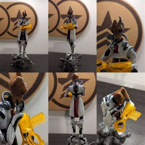 Mass Effect Garrus And Shepard Tango Unpainted Durable Resin 3d