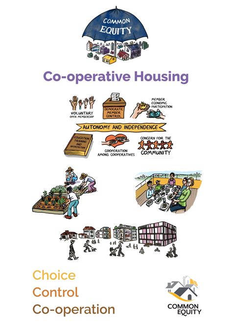 Co Operative Housing Co Operative Principles Poster Acha