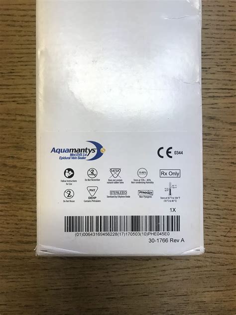 New MEDTRONIC 23 314 1 Aquamantys Mini EVS 3 4 Epidural Vein Sealer X