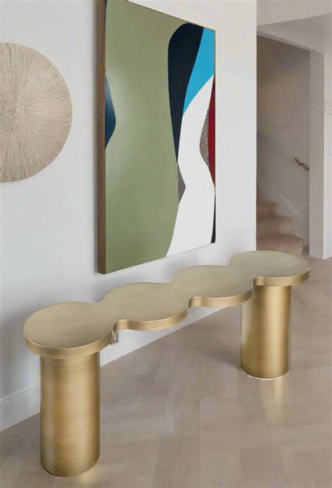 Modern Irregular Nuage Console Table Statements By J