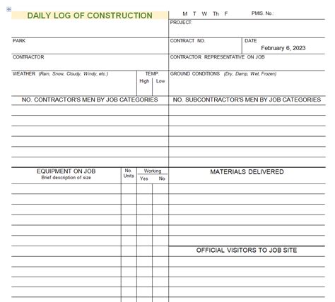 10 Editable Activity Log Templates [word And Excel]