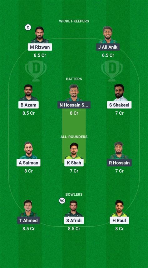 Pak Vs Ban Dream11 Prediction Icc Champions Trophy 2025 Tachila