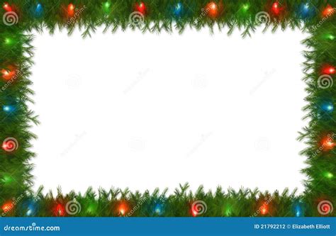 Christmas Lights Background Borders Royalty Free Cartoon