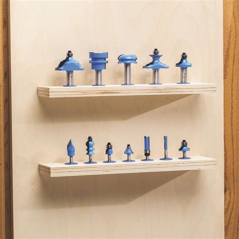 Rockler Router Bit Storage Inserts — 10 Pc Set Model 57223