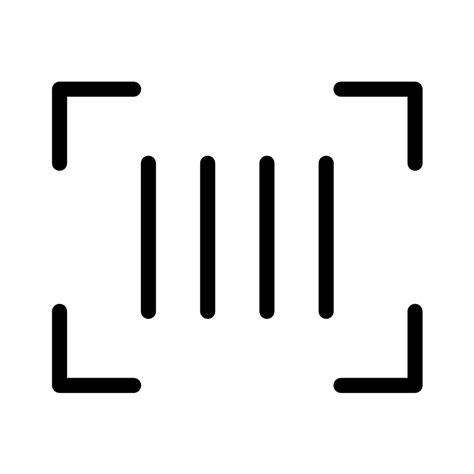 Barcode Thin Vector Svg Icon Svg Repo