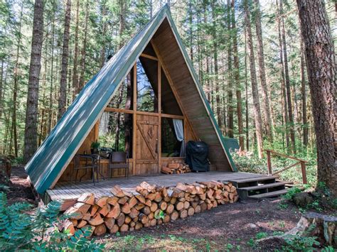 A Frame Cabins Are A Winter Camping Dream Come True Mountain House
