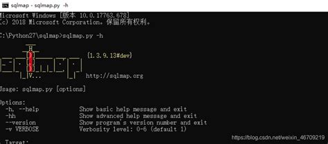sqlmap安装（不用一定要python2，python3也行的） sqlmap py error missing a mandatory