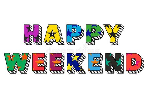 Happy Weekend Word Stock Illustrations 3 409 Happy Weekend Word Stock