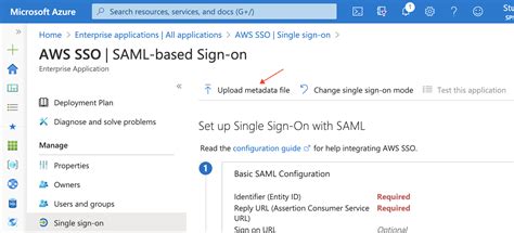 Aws Sso Using Azure Identity Stuart Lupton
