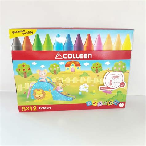 Jc 144 Colleen Premium Sets Crayon 12 Colours X 12 Pcs Online Book