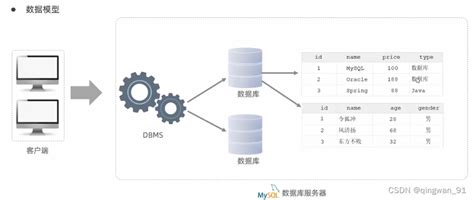 Mysql 数据库相关概念 Mysql启动与连接 数据模型 Csdn博客