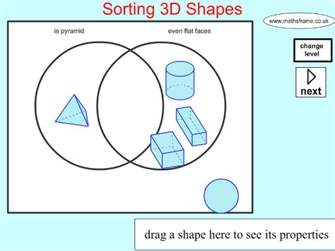 Sorting 2d Shapes With Venn Diagram Shapes Venn Diagram 3d S