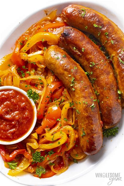 Crock Pot Italian Sausage And Peppers Recipe Wholesome Yum Sausage