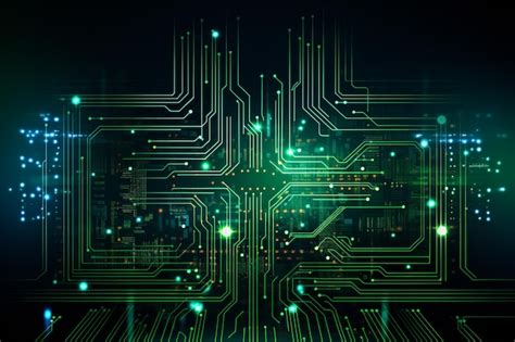 Premium Ai Image Data Technology Background Abstract Background