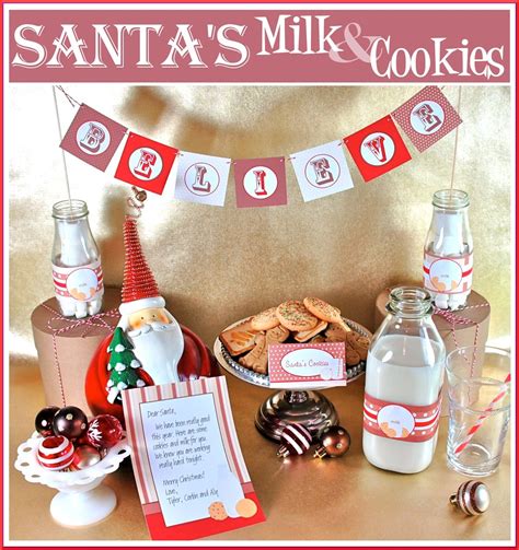 Santas Milk And Cookies And Sale Pizzazzerie