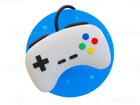 3d Minimal Gaming Symbol Stream Modern Games Wireless Controller Icon