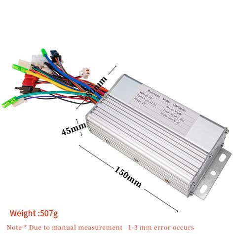 Kunray S9 61 36v 48v 500w Brushless Motor Controller With Hall Reverse