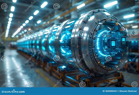 A Battery Array Storing Energy From Renewable Sources Highlighting