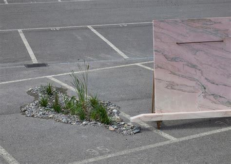 Bureau A Installs Pink Marble Urinal At Zurich Carpark