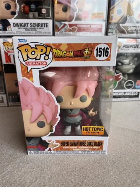 Funko Pop Dragon Ball Super Super Saiyan Rosé Goku Black Hot Topic 1516 Eur 3500