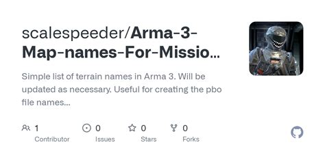 GitHub Scalespeeder Arma 3 Map Names For Mission Terrain PBO Scenario