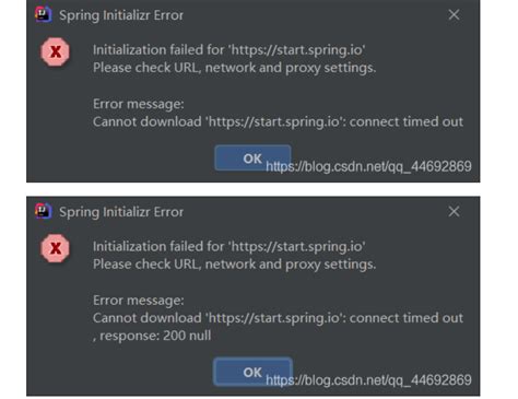 Idea使用spring Initializr 创建springboot项目超时问题解决办法springboot Initializer Connect Timedout Csdn博客
