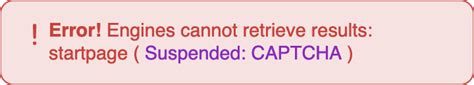Bug Startpage Engine · Issue 2209 · Searxngsearxng · Github