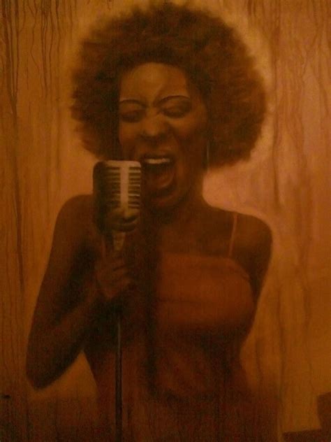 Африканская певица роспись в баре Mona Lisa Artwork Mona