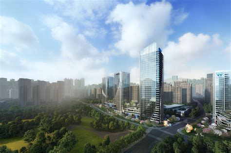 建筑效果图 浩瀚九州 站酷zcool
