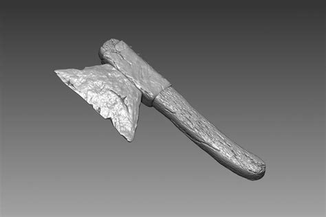 Zbrush Axe 3d Model Obj Ztl