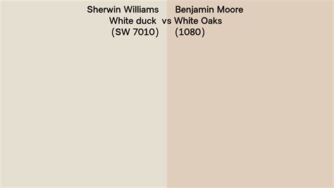 Sherwin Williams White Duck Sw 7010 Vs Benjamin Moore White Oaks