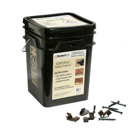 Timbertech Concealoc Fasteners Pail Of 900 Hackmann Lumber