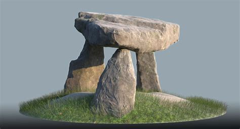 고인돌 3d 모델 99 Obj Blend Max Free3d