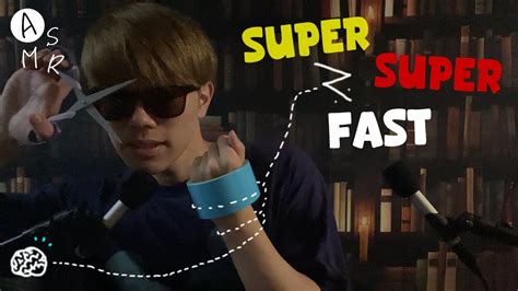 Super Super Fast And Aggressive Asmr For Adhd🥼超超速くて細かく音の出し方が変わる飽き性・adhd向け