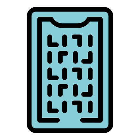 Smartphone Showing Pattern Unlock Interface On Screen 51246337 Vector