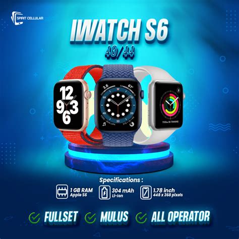 Jual Apple Watch Series 6 44mm Second Ex Inter Original 100 Mulus Like