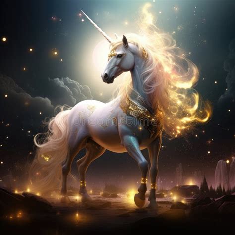 Unicorn Star Magic Unicorn Logo Magical Unicorn Stock Illustration