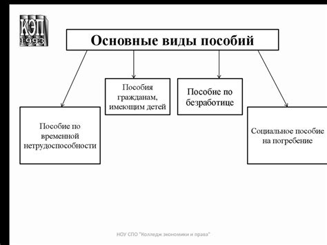 Пособия в системе социального обеспечения и их виды презентация онлайн