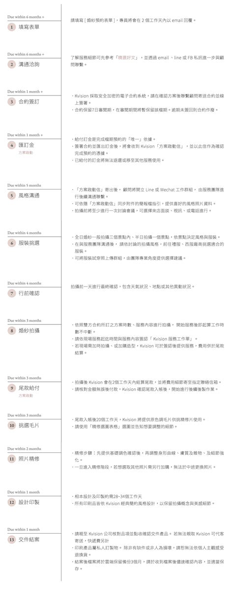 【新人必知】kvision 婚紗攝影費用說明及價格方案 ~ Kvision 海外婚禮婚紗攝影團隊