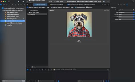 5 利用 1024x1024 的圖片設定 App Icon — Xcode 14 新功能 因為我是狗派，知道班上同學很多都是貓派的 我也是