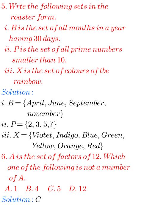 tenth maths guide for sets ssc mathematics solutions for chapter 2 sets class 10 exercise 2 1