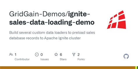 GitHub GridGain Demos Ignite Sales Data Loading Demo Build Several