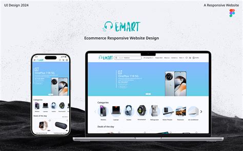 EMART Ecommerce Responsive Website UI Design Behance