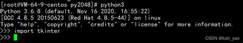 Centos 安装 Tkinter模块centos安装tkinter Csdn博客