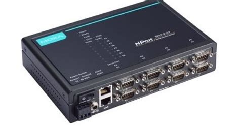 MOXA NPort 5610 8 DT T Serial To Ethernet Device Server Price In The Middle East Easy World