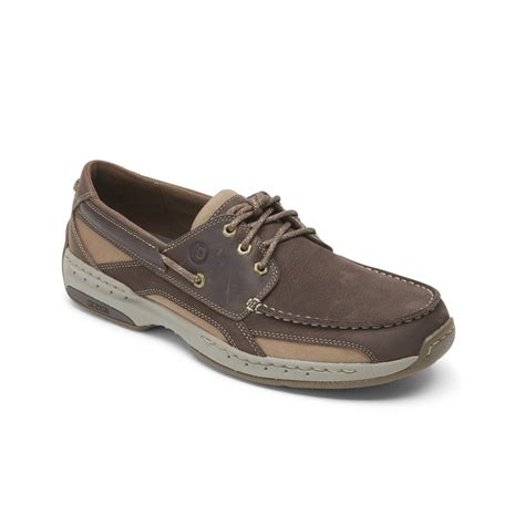 Dunham Mens Captain Boat Shoe Brown Discount Dunham Mens Shoes
