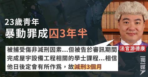 23歲青年暴動罪成囚3年半 官指被捕受傷非減刑因素 但因努力進修減3個月 獨媒報導 獨立媒體
