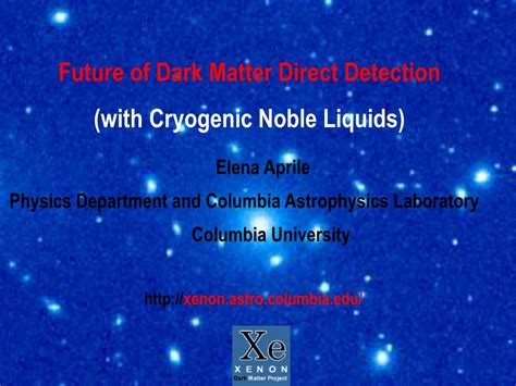 Ppt Future Of Dark Matter Direct Detection With Cryogenic Noble Liquids Powerpoint
