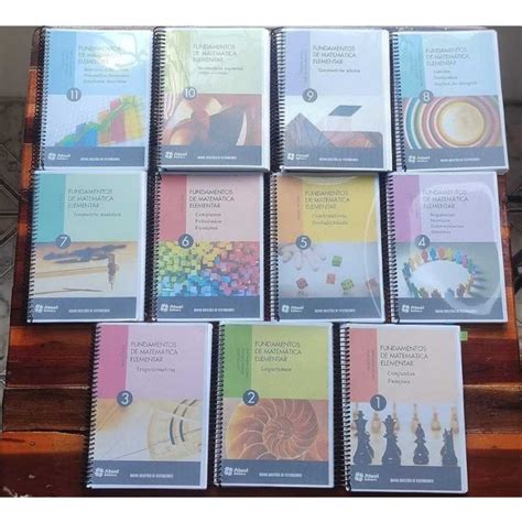 Coleção Completa Fundamentos De Matemática Elementar Coloridos